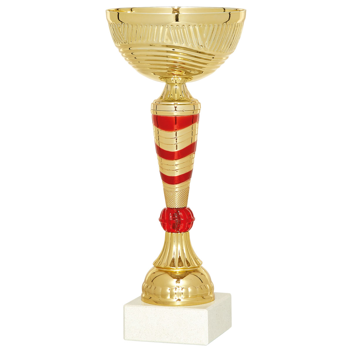 Copa deportiva clásica con vaso metálico Trofeos Barcelona
