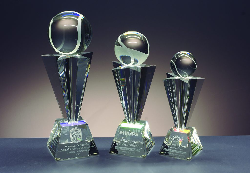 Trofeo Cristal alta calidad | Trofeos Barcelona